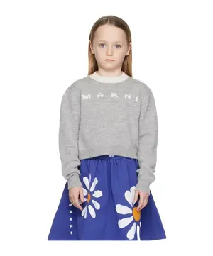 Marni Round Collar Logo Pullover