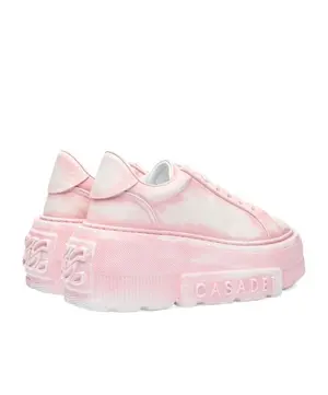 Casadei Nexus Painting Platform Low-top Sneakers - Pink