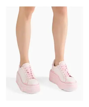 Casadei Nexus Painting Platform Low-top Sneakers - Pink