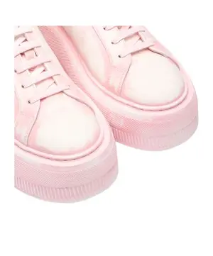 Casadei Nexus Painting Platform Low-top Sneakers - Pink