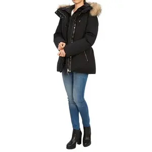Mackage Jennifer Down Jacket With Hood And Fur Trim
