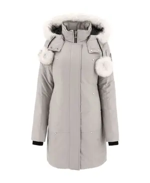 Moose Knuckles Stirling Hooded Parka - Gray