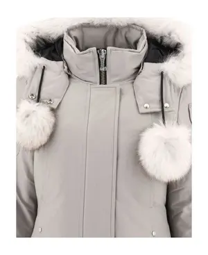 Moose Knuckles Stirling Hooded Parka - Gray