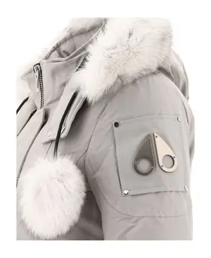 Moose Knuckles Stirling Hooded Parka - Gray