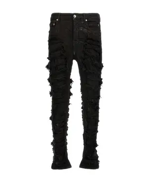 Rick Owens Luxor Detroit Low-rise Skinny Jeans - Black