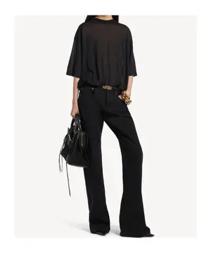 Balenciaga Relaxed Fit Jeans - Black