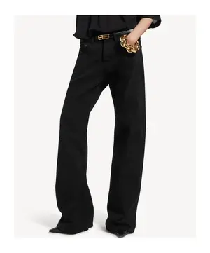 Balenciaga Relaxed Fit Jeans - Black
