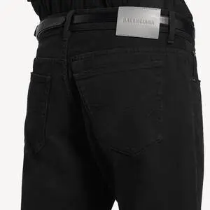 Balenciaga Relaxed Fit Jeans - Black