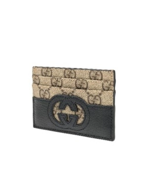 Gucci Gg Jacquard Card Holder