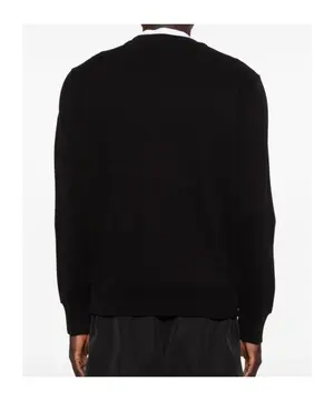 Moncler Logo Embroidered Sweatshirt - Black
