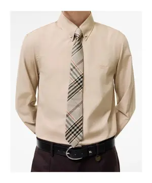 Burberry Finch Check Tie - Finch Brown