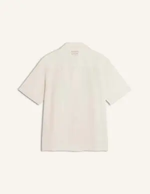 Maison Kitsuné Semi-sheer Short-sleeved Shirt