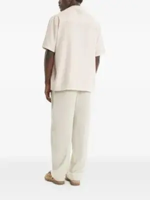 Maison Kitsuné Semi-sheer Short-sleeved Shirt