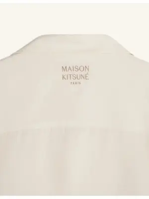 Maison Kitsuné Semi-sheer Short-sleeved Shirt