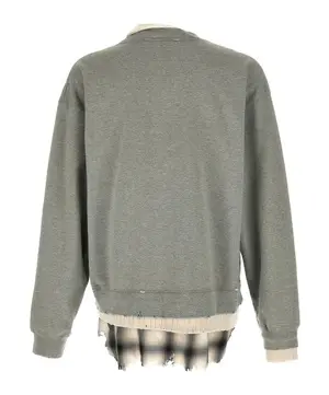 Mihara Yasuhiro Layered Embroidered Sweatshirt