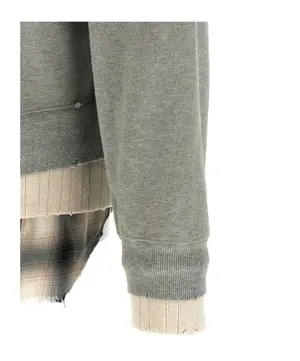 Mihara Yasuhiro Layered Embroidered Sweatshirt