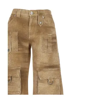 Blumarine Loose Fit Cargo Pants With Belt Loops