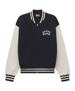 Kenzo Emblem Varsity Cardigan - Black