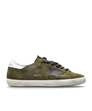 GOLDEN GOOSE Super Star Low-top Sneakers - Green