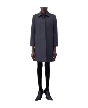 Thom Browne Double Back Slit Cashmere Coat