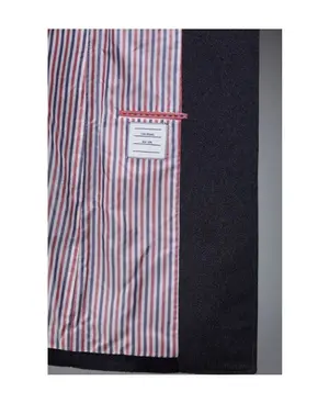 Thom Browne Double Back Slit Cashmere Coat