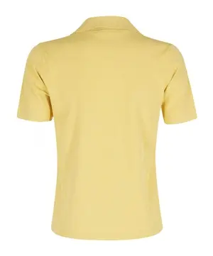ROBERTO COLLINA V-neck Short Sleeve Polo Shirt - No
