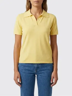 ROBERTO COLLINA V-neck Short Sleeve Polo Shirt - No