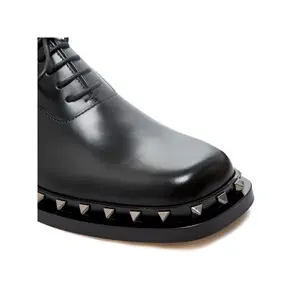 Valentino Garavani Rockstud Leather Derby Shoes