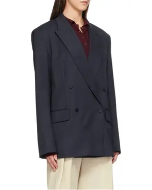 THE FRANKIE SHOP Newark Double Breasted Blazer
