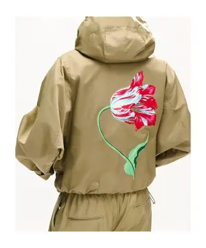 Kenzo Floral Logo Hooded Jacket