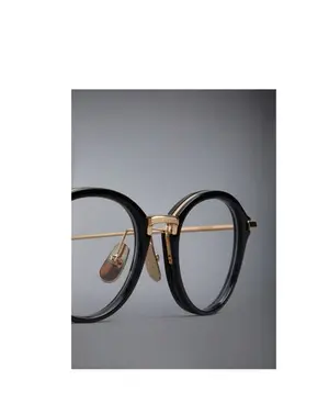 Thom Browne Round Frame Eyeglasses - Black