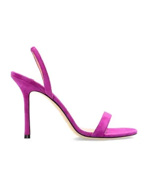 JIMMY CHOO Suede Heeled Sandals - Pink