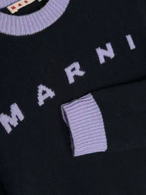 Marni Intarsia-logo Knitted Jumper