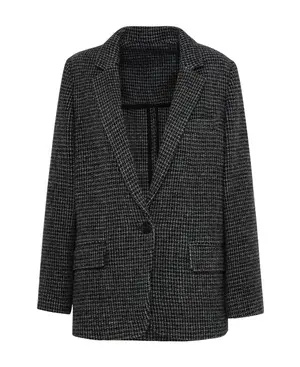 Isabel Marant Étoile Checked Single-breasted Blazer - Black