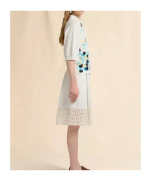 Marni Floral Zip Cardigan
