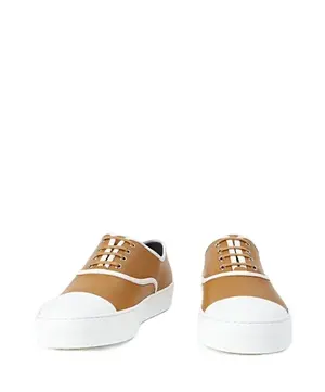 Celine Lace-up Perforated Sneakers