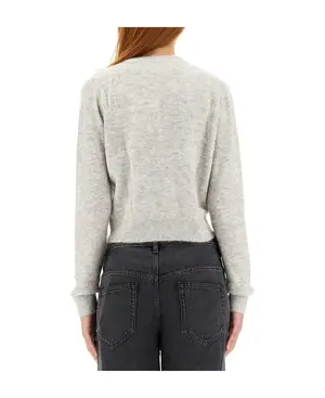 Isabel Marant Étoile Buttoned Straight Hem Knitted Cardigan Set