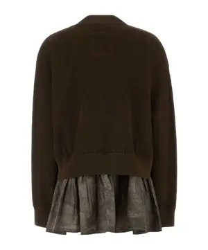 UMA WANG Patchwork Knit Cardigan