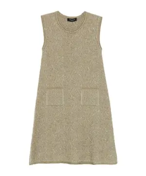 Fabiana Filippi Sleeveless Patch-pocket Mini Dress
