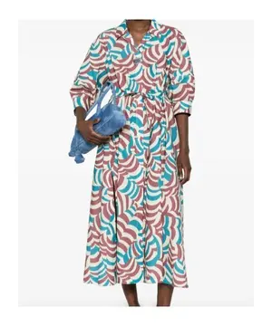Marni Printed Cotton Shirt Dress