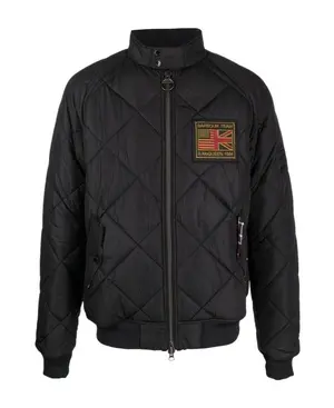 Barbour High-neck Zip-up Quilted Jacket