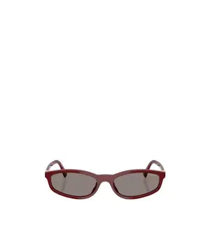 Miu Miu Oval-frame Sunglasses - Gray