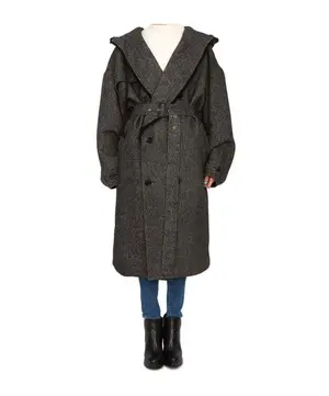 J.W.ANDERSON Hooded Long Trench Coat