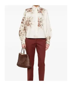 Brunello Cucinelli Floral Print Shirt
