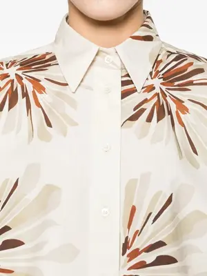Brunello Cucinelli Floral Print Shirt