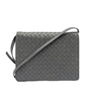 Bottega Veneta Flap-over Woven Shoulder Bag