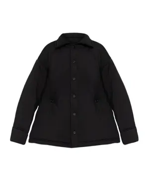 Issey Miyake Button-fastening Jacket - Black