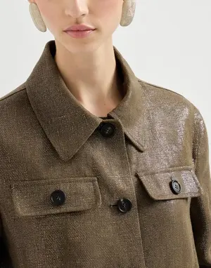 Brunello Cucinelli Sparkling Diagonal Blazer