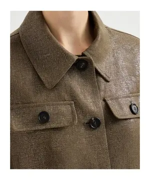 Brunello Cucinelli Sparkling Diagonal Blazer - Green