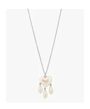 VIVIENNE WESTWOOD Pearl Heart Pendant Necklace